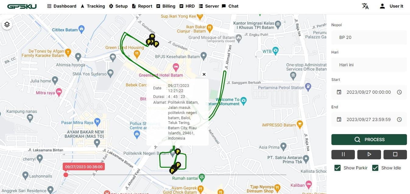 Pasang GPS mobil Batam, Terbaik #1 | GPSKU