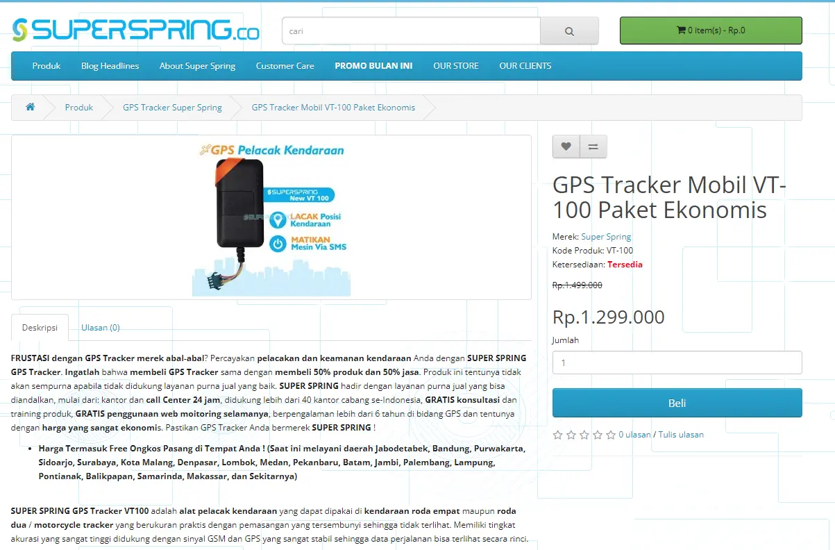 10 Rekomendasi GPS Tracker Portable untuk Mobil dan Motor | GPSKU